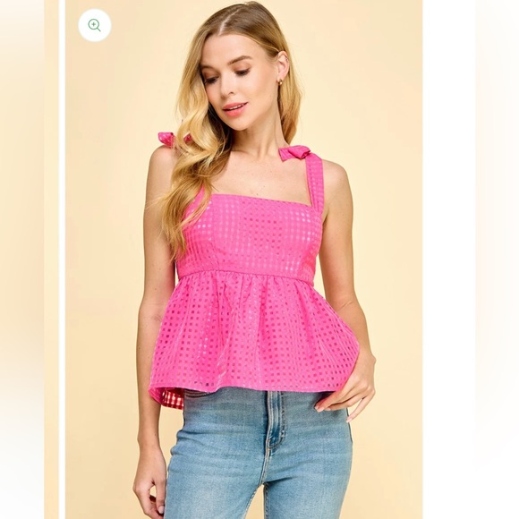 Tops | Barbie Pink Top | Poshmark